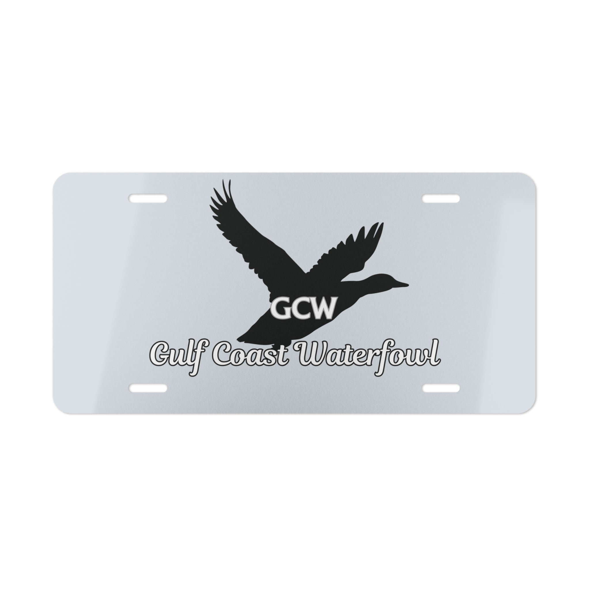 Vanity Plate - Gulf Coast Waterfowl Flying Duck Aluminum License Plate ...